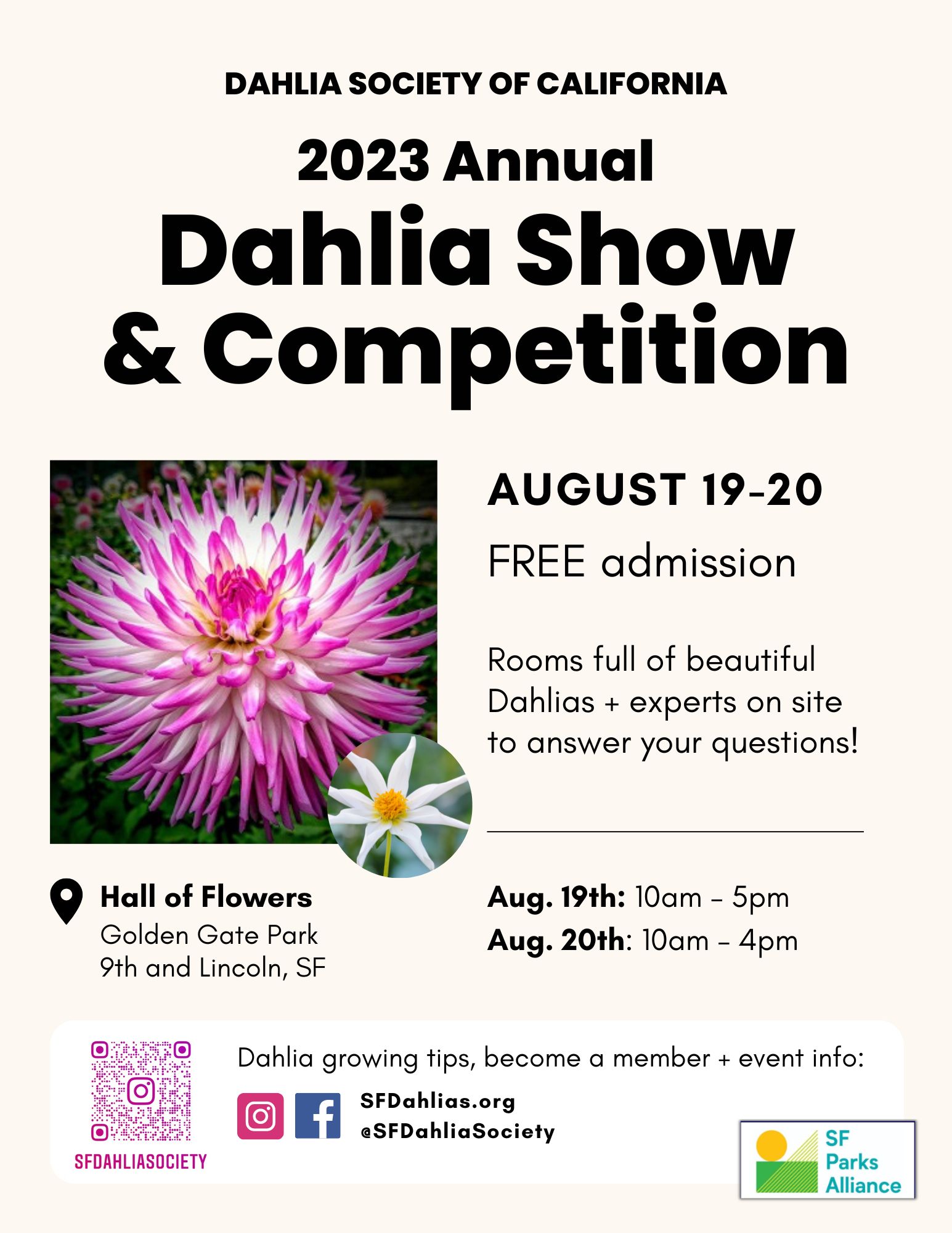 Dahlia Society Of California – The official flower of San Francisco